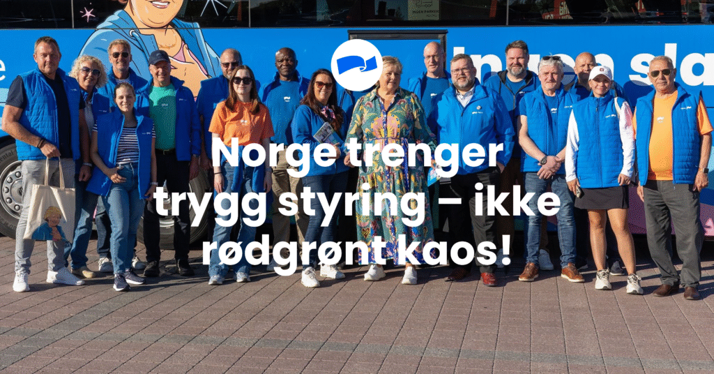 Norge trenger trygg styring – ikke rødgrønt kaos 🔥 - Ullensaker Høyre