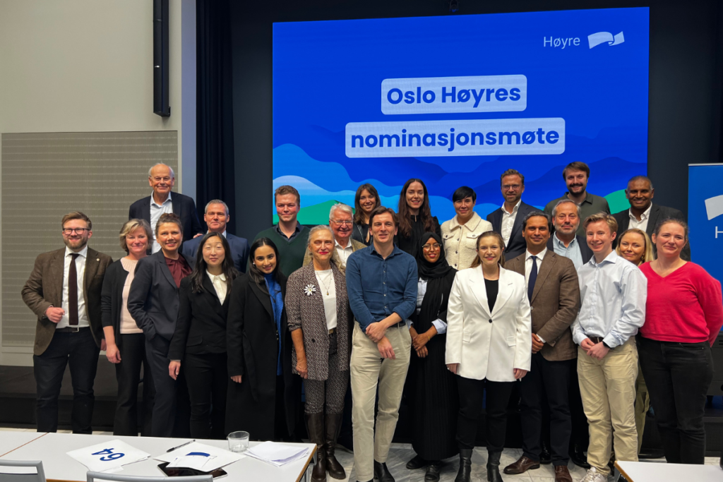 Oslo Høyres stortingsliste for valget 2025 er klar! - Oslo Høyre