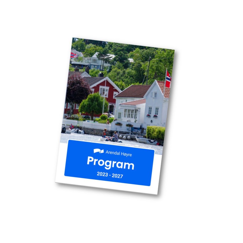Arendal Høyres valgprogram er klart! - Arendal Høyre